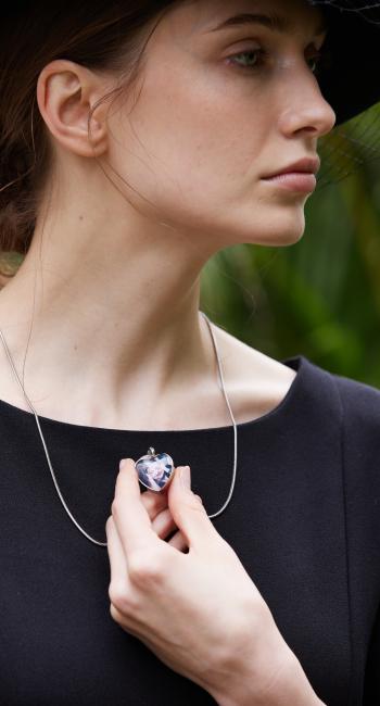 Memorial Jewelry for Ashes | Picture Locket Necklace - FanerySue ...