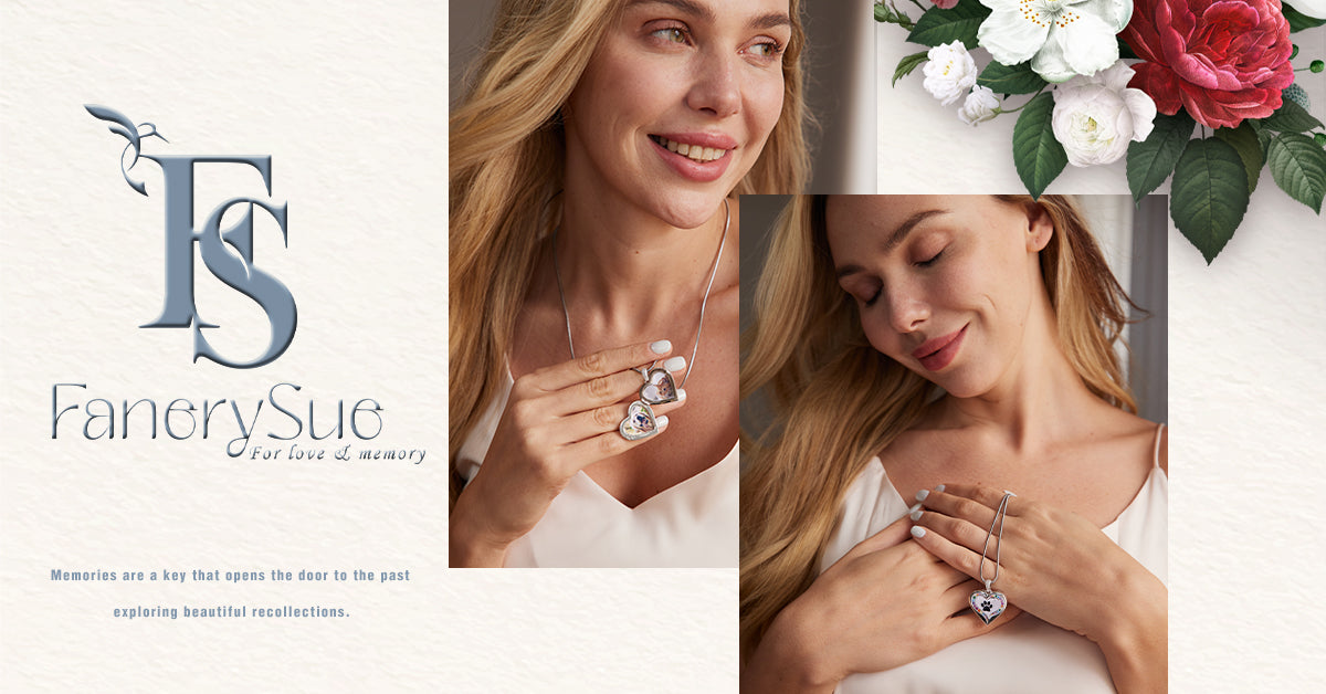 Memorial Jewelry for Ashes | Picture Locket Necklace - FanerySue ...